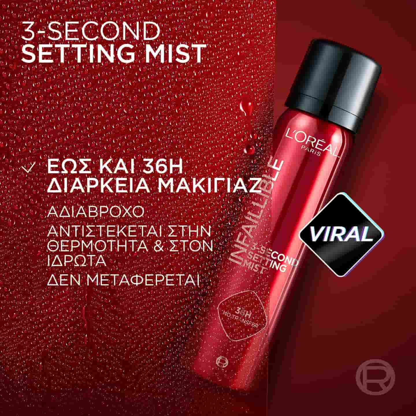 Infaillible 3 Second Setting Mist Σταθεροποίησης Μακιγιάζ